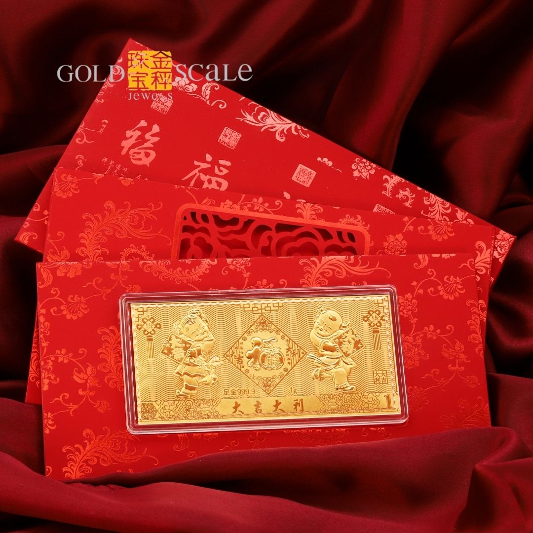 999 Pure Gold 大吉大利 Prosperity Gold Note – Goldscale
