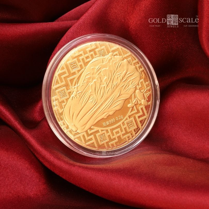 999 Gold 百财 Prosperity Red Packet Coin – Goldscale